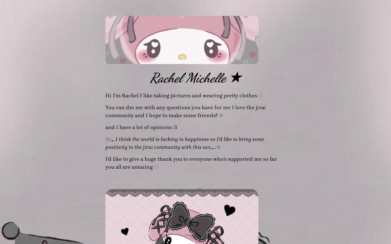 Rachel Michelle Info